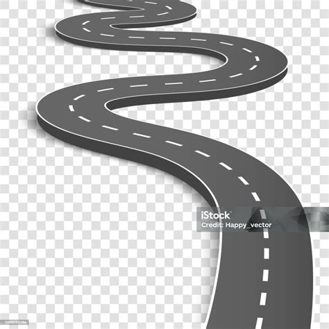 曲折曲線的創意向量圖解藝術設計有標記的公路方向 運輸集合抽象概念圖形元素方式位置圖表範本pin 指標向量圖形及更多小徑圖片 Istock