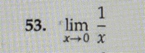 Solved Limx→01x  Graph And If A Two Sided Limit Does Not Solved Limx→01x  Graph And If A Two Sided Limit Does Not