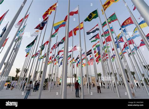 The Flag Plaza Displays 119 Flags From Countries With Authorized