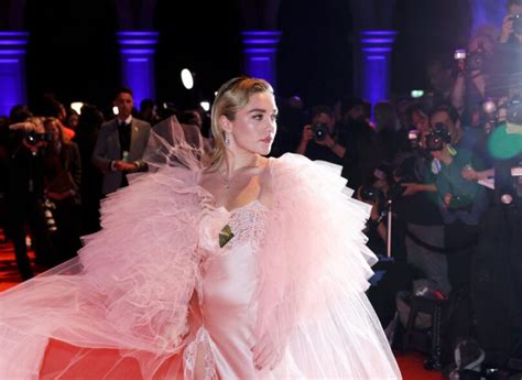 Florence Pugh Expose Braless Boobs And Nipples At 25th British