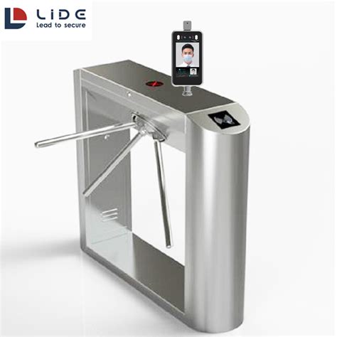 Biometric Face Recognition Half Height Tripod Turnstile For Access