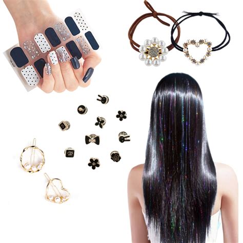 트윙클 인싸템 반짝이 붙임머리헤어피스핀머리끈포인트뱃지네일용품 티몬