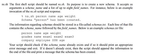 solved ns sh the first shell script should be named ns sh