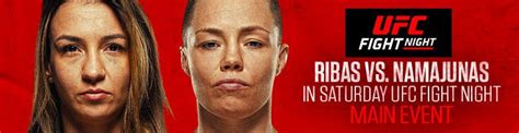 Ufc Fight Night Ribas Vs Namajunas Main Card Betting Odds