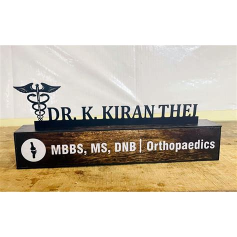 Personalised Metal Name Plate Hitchki