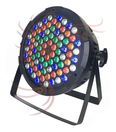 Kit 8 Par 64 - 84 Leds Rgbwa 3w Cree Slim Dmx Dj | Parcelamento sem juros