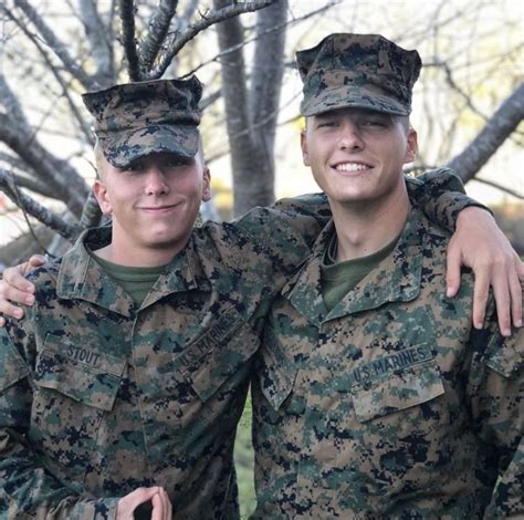 Marine Hunks Look Best On Their Knees Army Men Military Life Us