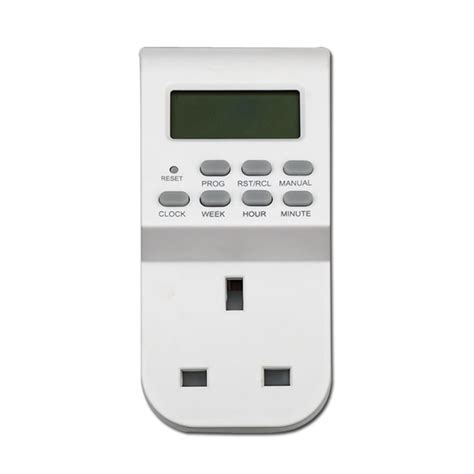 Uk Socket To 13a Uk Plug Digital Timer Socket Timer Socket And