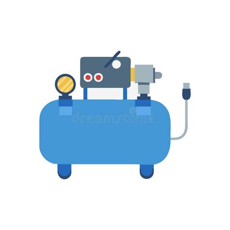 Creative Air Compressor Graphic Design Stock Vector Illustration Of