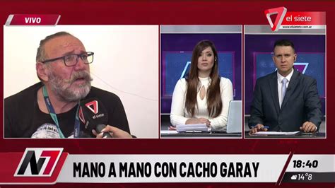 Video Entre Lágrimas Cacho Garay Se Defendió En Canal 7 Luego De Las