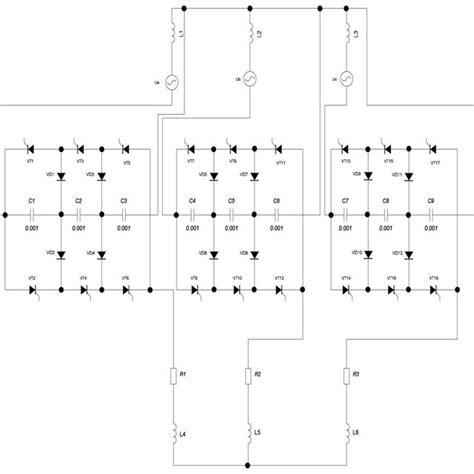 B Schema Of Proposed Three Phase Three Zone Thyristor Regulator