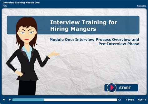 Interview Training Visual E Learning