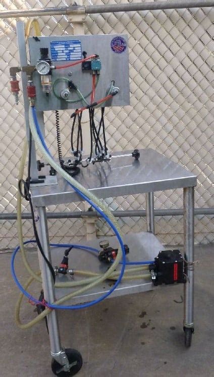 Accutek Mini Pinch 8 Head Filler Stainless Steel 100 Cpm Max 033