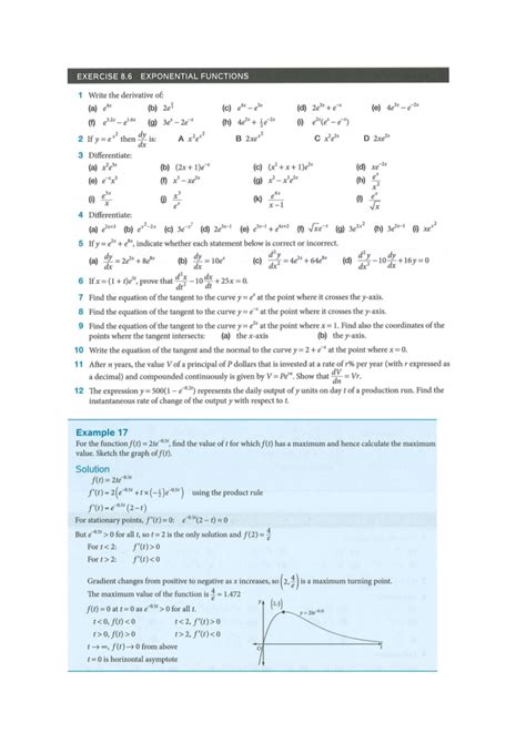 Exponential And Log HSC Questions Studocu