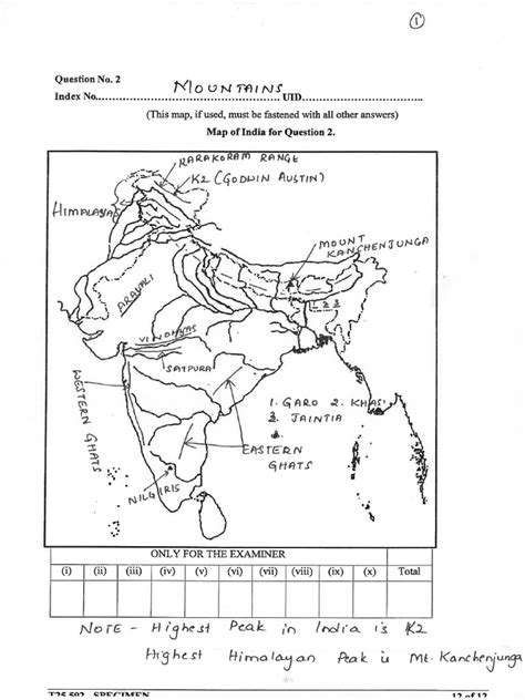 Map Work Geography Icse 1 Pdf