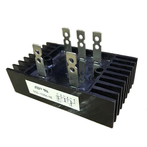 5 Terminals 3 Phase Diode Bridge Rectifier 100a 1600v Voltage Full Wave