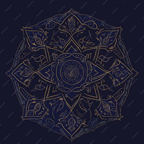 Premium Vector Mandala Vector Illustration Artwork