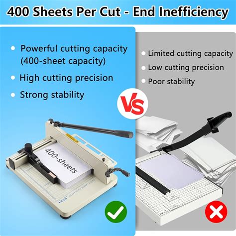 31 Mo Finance Ecraft Heavy Duty 12 Guillotine Paper Cutter 400