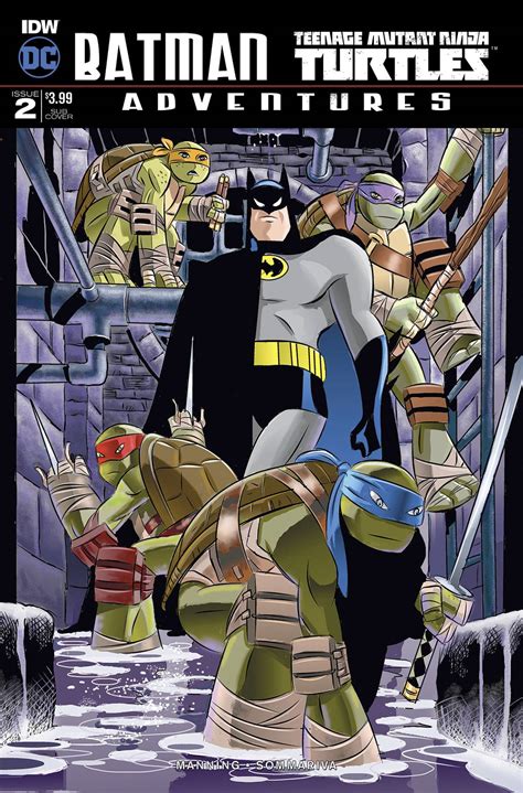 Batman Teenage Mutant Ninja Turtles Adventures 2 Subscription Variant