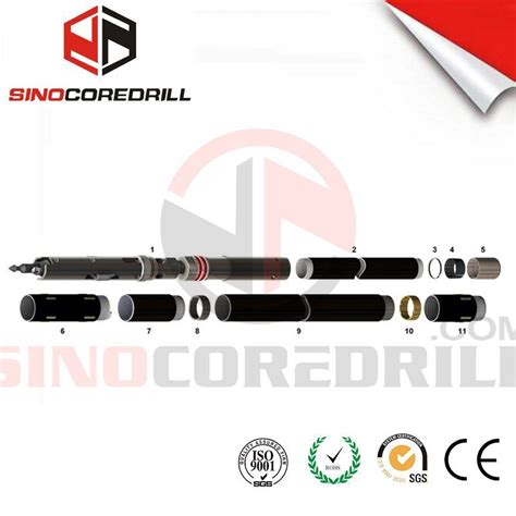 B N H P Q Series Wireline Double Tube Core Barrel Assembly 3m