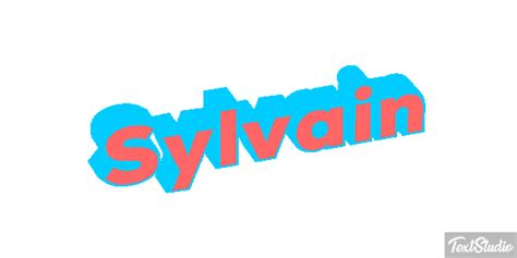 Sylvain Name Animated  Logo Designs