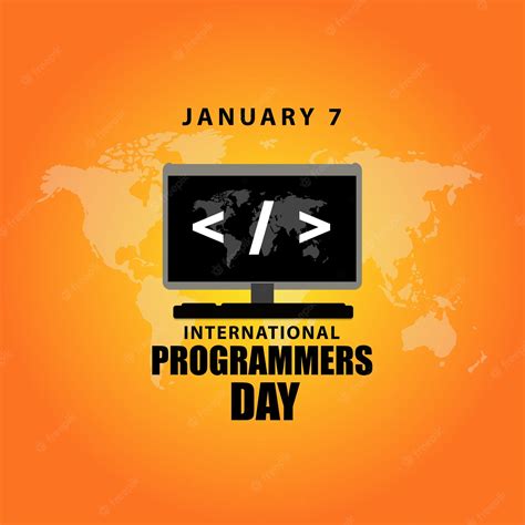 Premium Vector International Programmers Day Vector Illustration