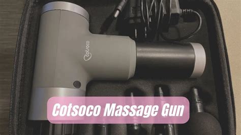 This Looks Good Cotsoco Massage Gun Review Percussion Massage