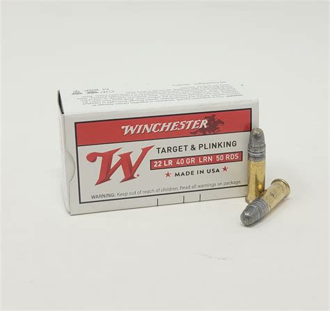 Winchester 22 Long Rifle Ammunition Ww22lrb Wildcat 40 Grain Copper