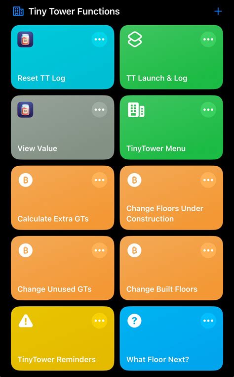 Ios Shortcuts And Tiny Tower R Tinytower