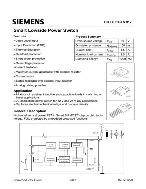 Smart Lowside Power Switch