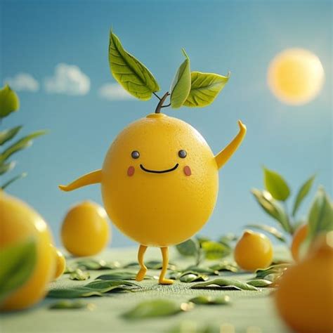 Free Animated Lemon Character Image Download At Stockcake