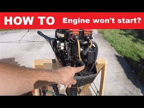 Boat Engine won't start - Troubleshooting | Boat engine, Boat ...