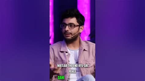 Carryminati Talking About Youtube Vs Tiktok The End 🔥😂 Carryminati