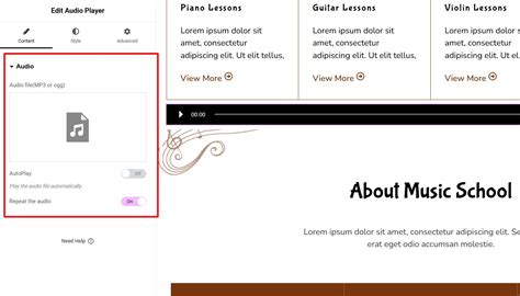 How To Add Audio Player To Your Elementor Website