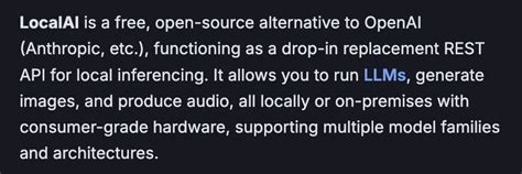 You Dont Need Openai Any More 💪 Localai Is An Open Source Project