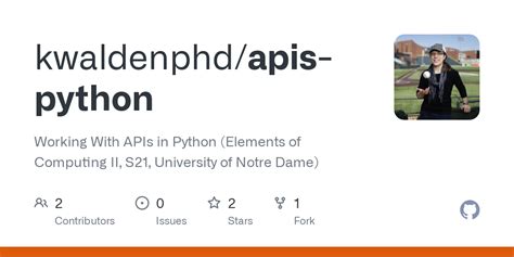 GitHub Kwaldenphd Apis Python Working With APIs In Python Elements