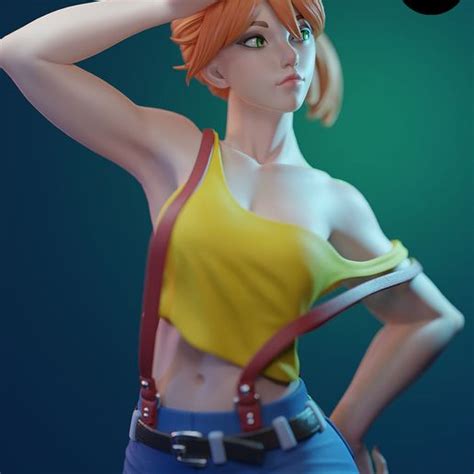 🐉 Misty Pokemon Trainer Character By Esm・ 3d File For 3d Printing・cults