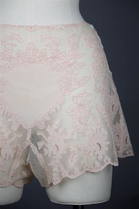 Bobbinet Tulle And Silk Georgette Appliqué Tap Pants The Underpinnings