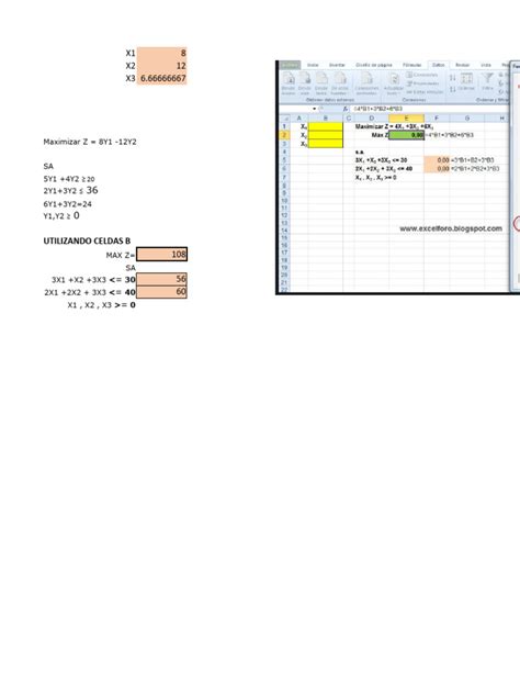 Solver Para Simplex Version 1 Pdf Informática Ciencias De La Computación