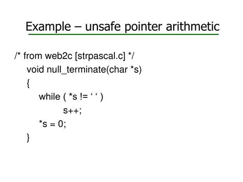 Ppt Static Analysis Of Memory Errors Powerpoint Presentation Free