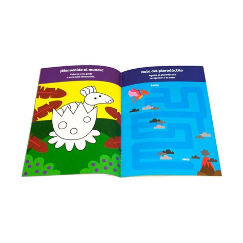 LIBRO INFANTIL DE ACTIVIDADES CON CALCOMANIAS ESPONJOSAS DINOSAURIOS Venta De Libros