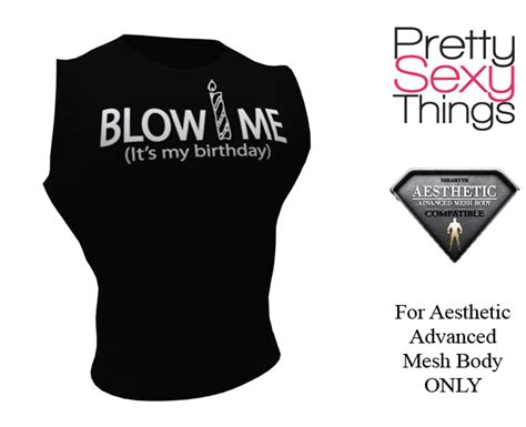 Second Life Marketplace ★ Pst Aesthetic Blow Me Its My Birthday