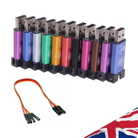 St Link V2 Simulator Download Programming With Cover Stm8 Stm32 Led Indicator £5 51 Picclick Uk