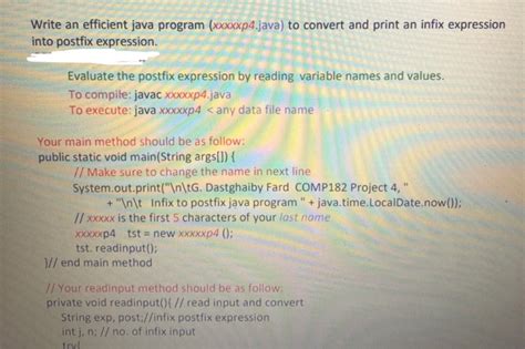 Solved Write An Efficient Java Program Xxxxxp4java To