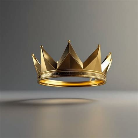 Free Floating Gilded Crown Image Crown Gold Geometric Download At