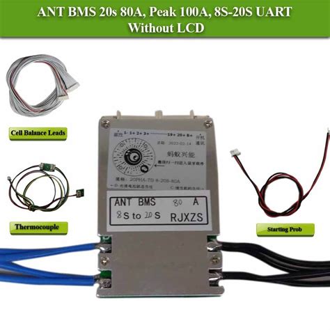 Ant Bt 8s 20s 80a Peak 100a 8s 20s Uart Without Lcd