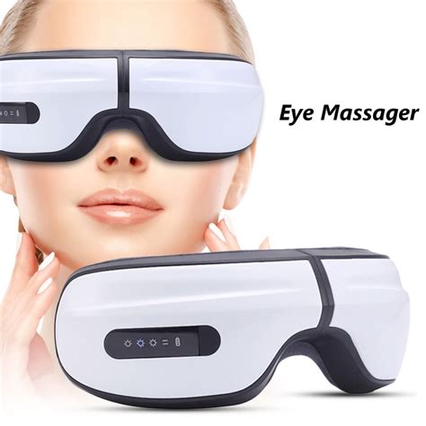 Bueautybox Eye Massager With Heat Vibration Foldable Rechargeable Eye