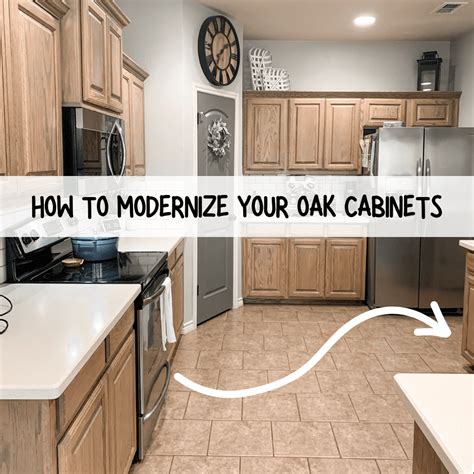 Working With Oak Cabinets How To Refresh Kitchen Cabinets Without