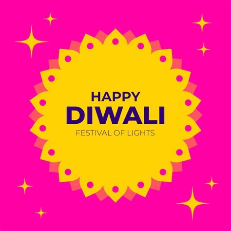 Bonne Fête Des Lumières Diwali Banner De Célébration De Diwali