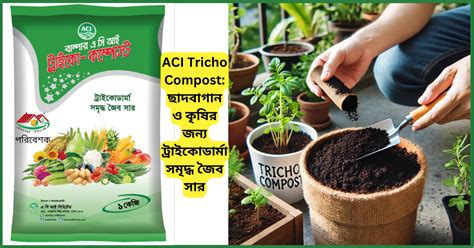 Aci Tricho Compost ট্রাইকোডার্মা সমৃদ্ধ জৈব সার Siraj Tech